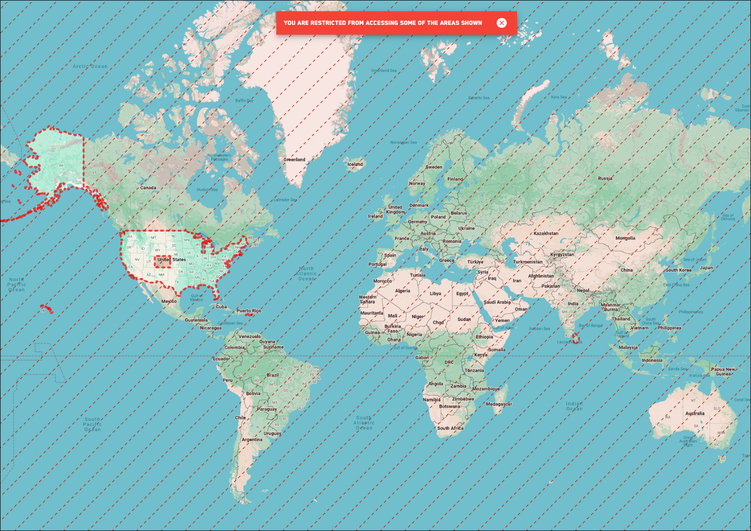 Working Within a Georestriction