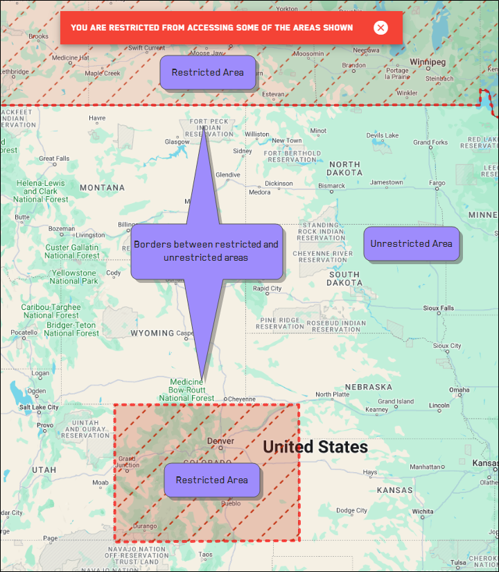 Working Within a Georestriction